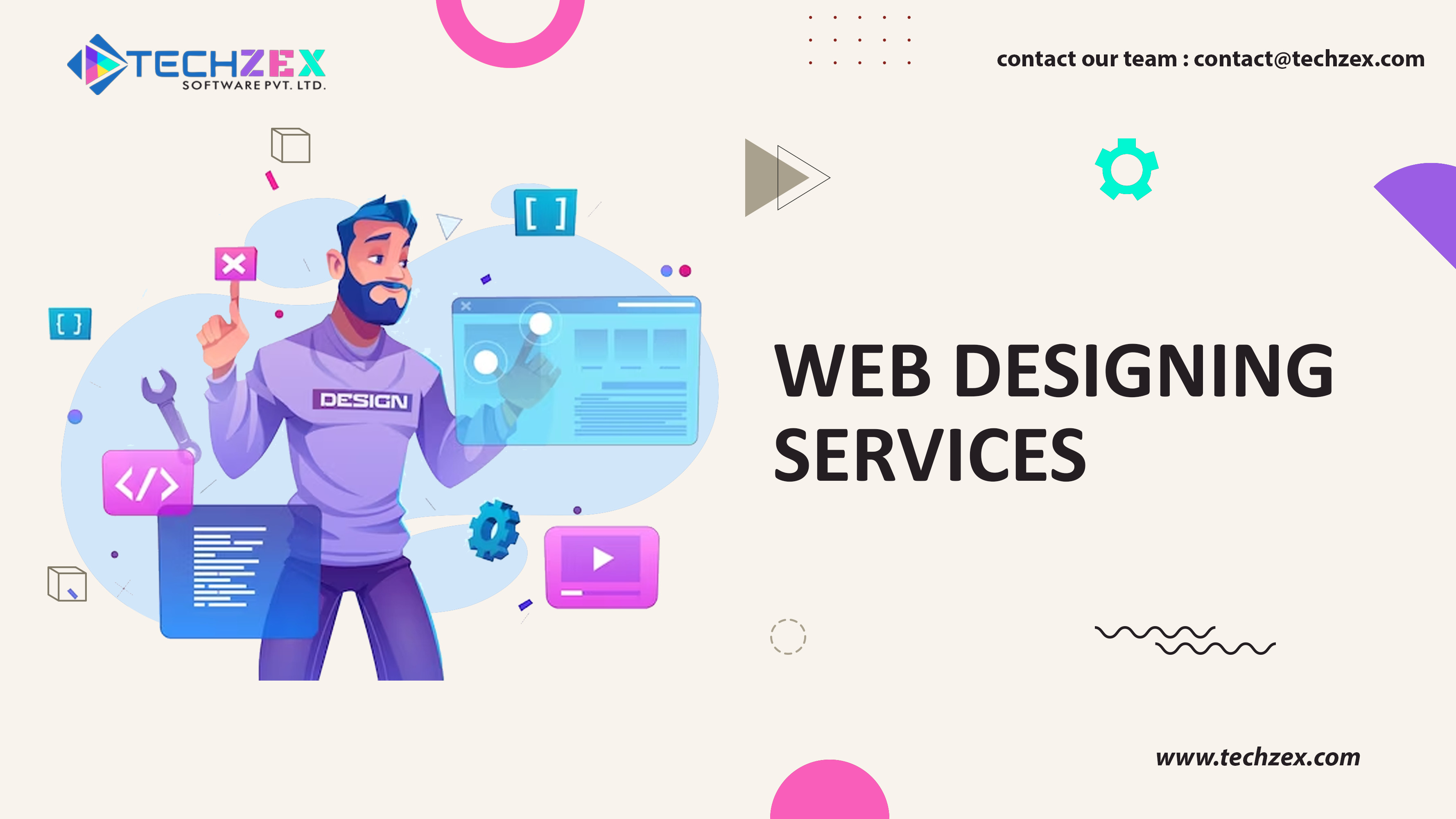 Web Designing Service - Techzex Pvt Ltd.